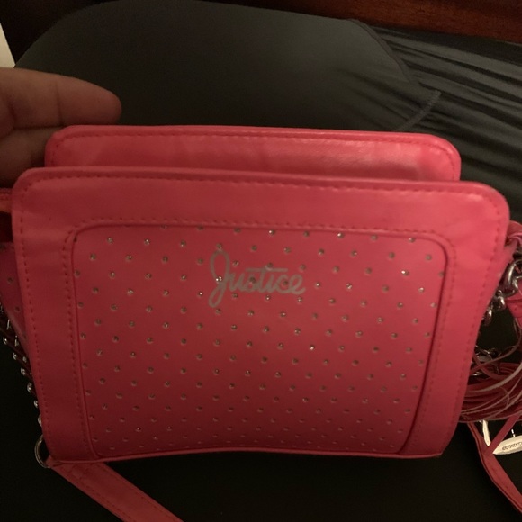 Justice | Accessories | Pink Justice Girls Letter C Purse With Sparkles ...